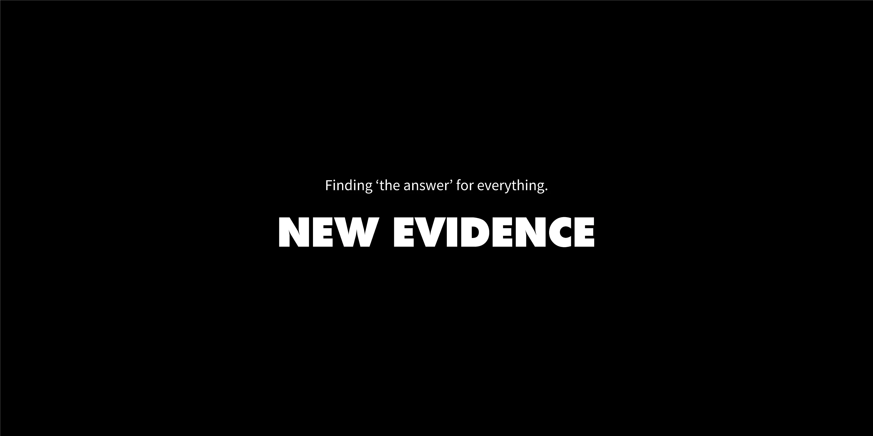 Artistlist – NEW EVIDENCE